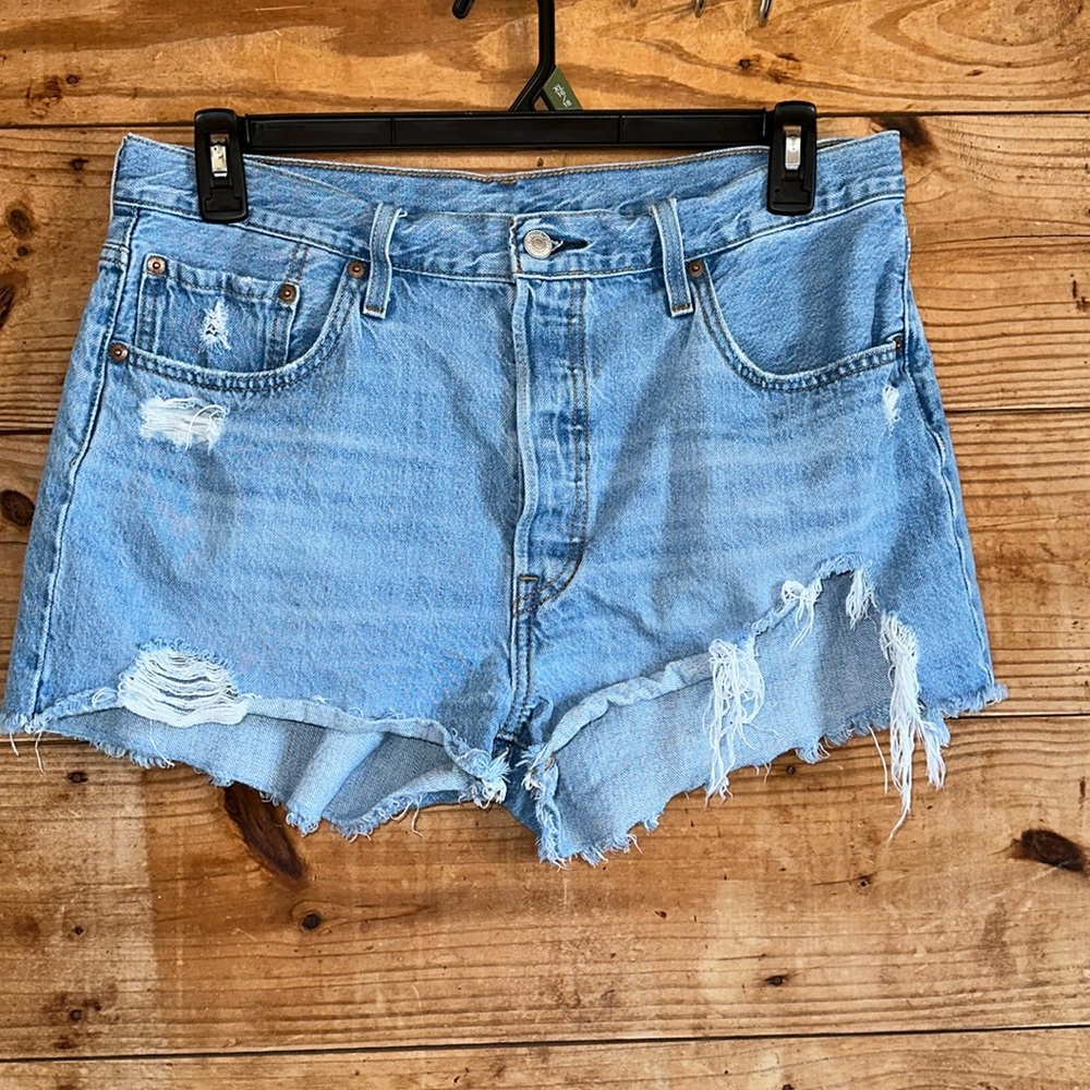Levi’s Denim Button Fly Shorts - Gem